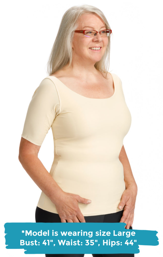 Katy T (Axilla Compression T) - Keep Chip Pads In Place With Pockets ...
