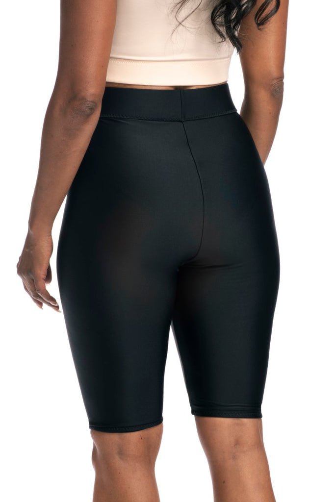 Style 614l High Waist Compression Shorts Layer With Stockings Wear